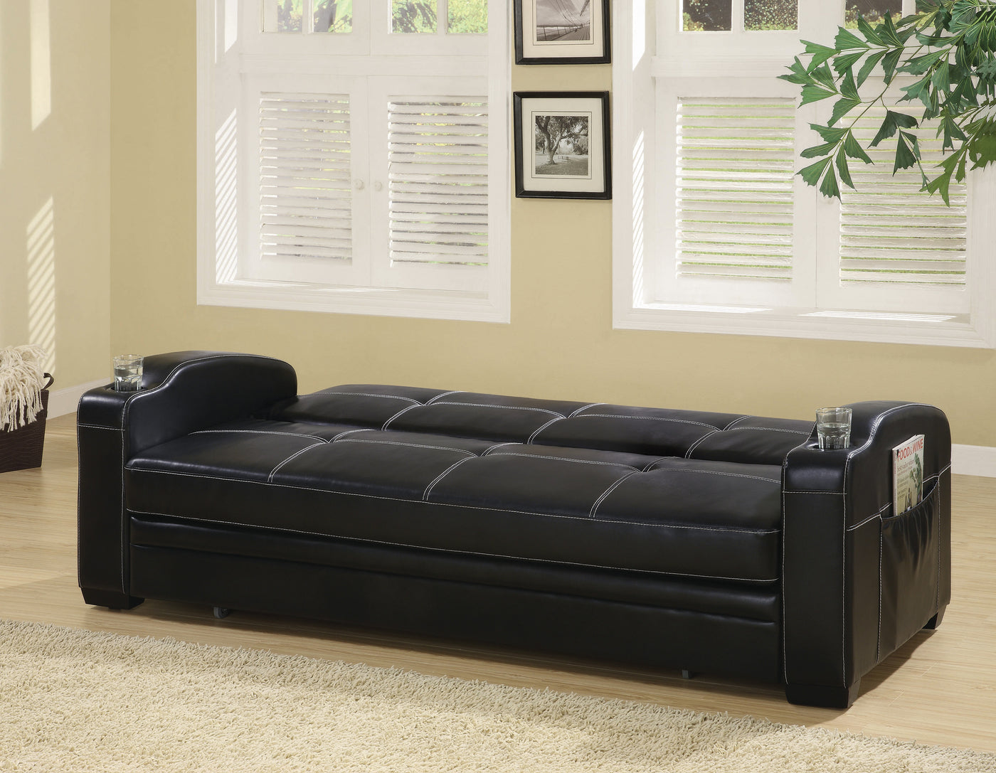 Black Sleeper Sofa | Cabinets Matttroy
